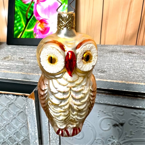 Holiday | West Germany Vintage Hand Blown Owl Ornament | Poshmark